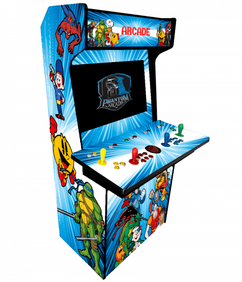 32" Level up 4 Player Arcade - Phantom Arcades